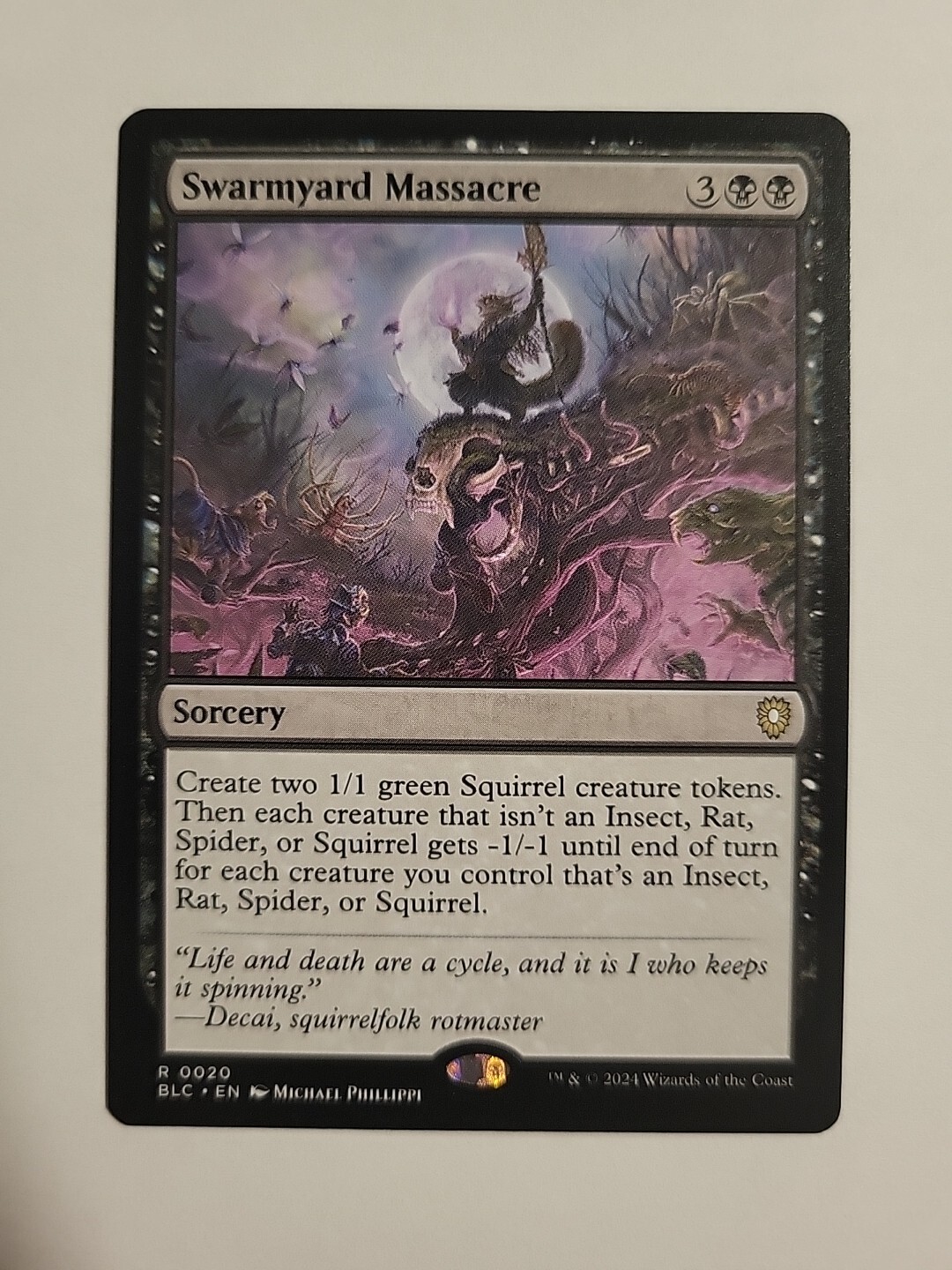 Mtg Swarmyard Massacre Commander: Bloomburrow Nonfoil | eBay