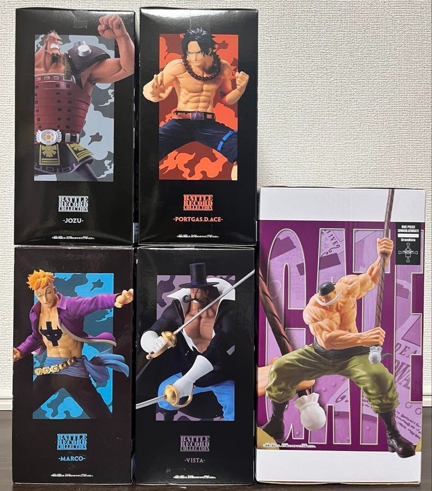 One Piece Whitebeard Pirates BATTLE RECORD COLLECTION Grandista Figure ...