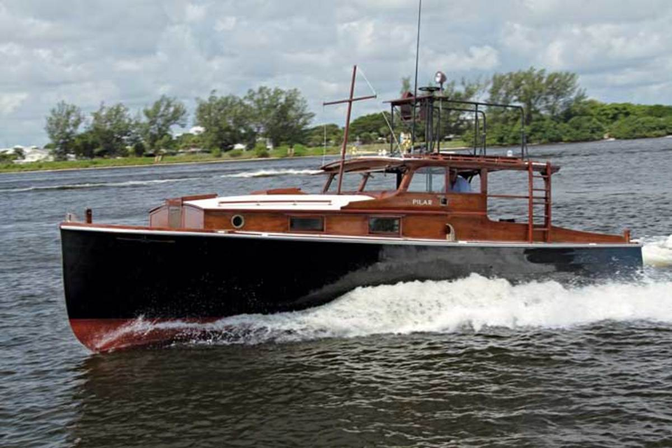 Ernest Hemingway Custom Yacht Model Pilar 1:18 703mm 27.6" RC Model ...