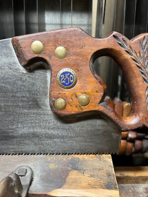 antique simonds hand saw | eBay