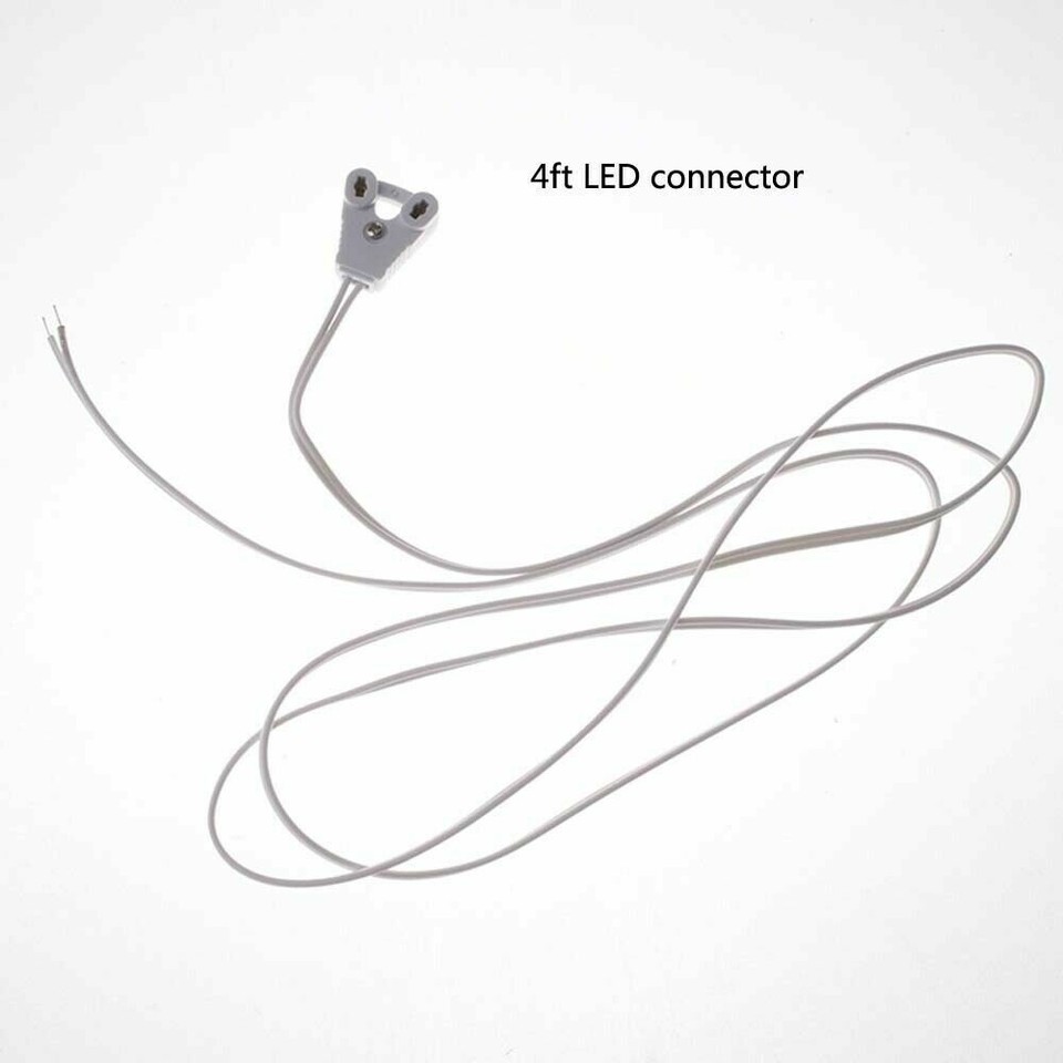 1.2M 4ft T8 Connector Cable Wire Cord Cap Big Pin G13 For T8 T5 LED ...