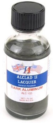 Alclad II ALC-103 Dark Aluminum Lacquer Paint 1oz - US Fast Ship | eBay