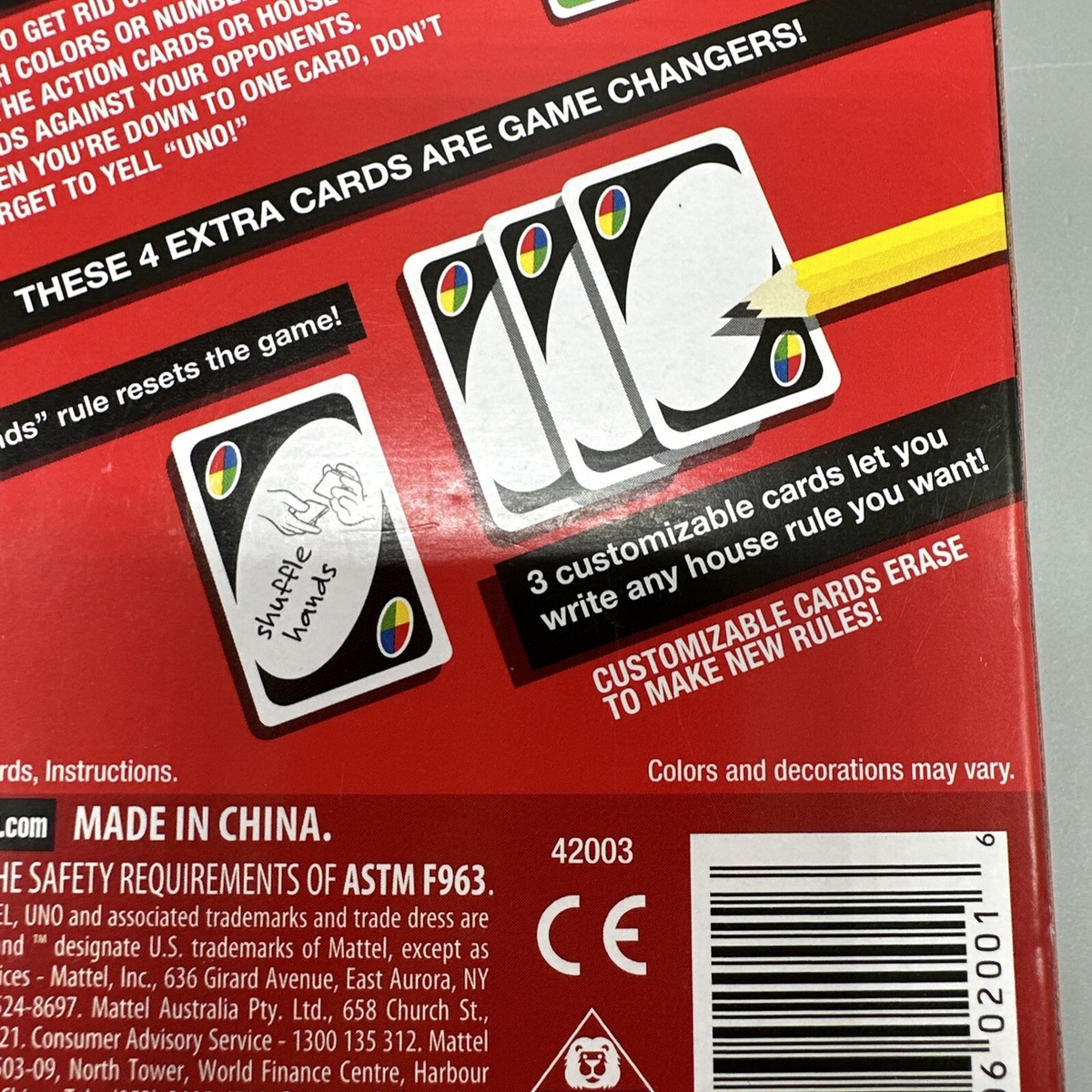 Uno Wild Card Rules