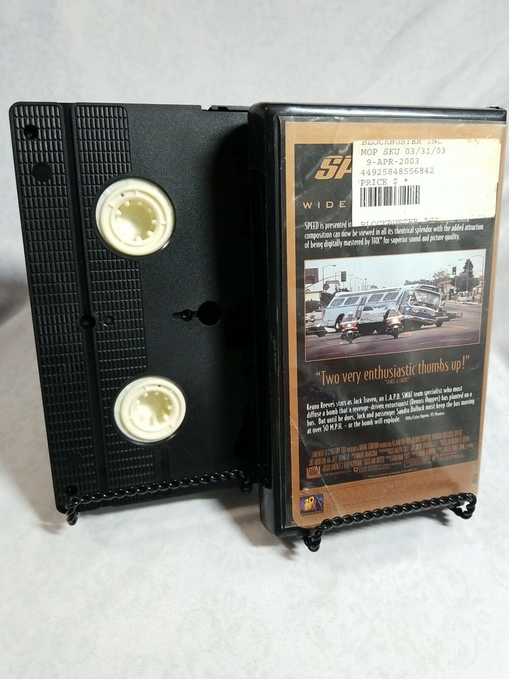 Blockbuster Store Vintage Speed VHS RARE WIDESCREEN SERIES EDITION IN ...