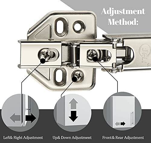2X Soft Close 165 Degree Kitchen Cabinet Cupboard Concealed Angular ...