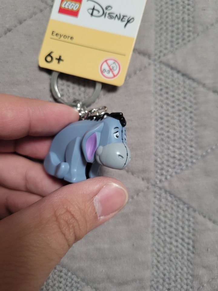 Lego Disney Eeyore MInifigure Keychain 854203 Brand New w/ Tag Key Ring ...
