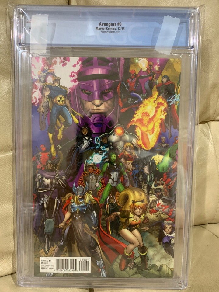 Avengers 0 CGC 9.8 2015 Arthur Adams variant cover | eBay