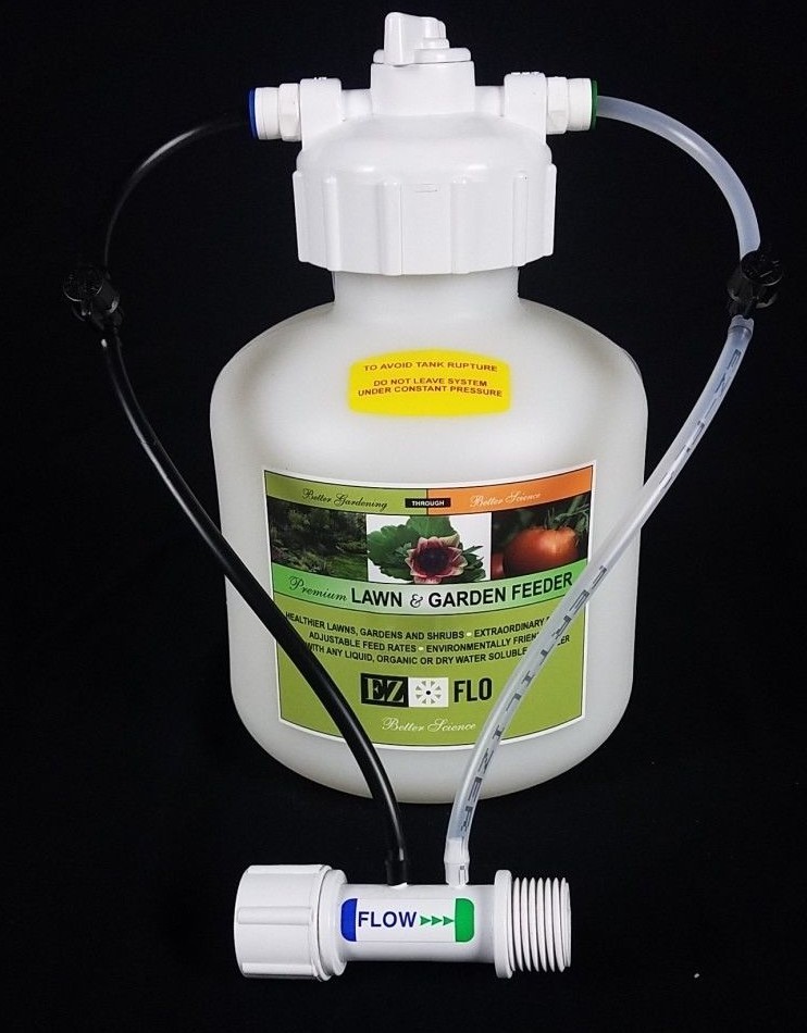 INJP-3060 EZ-FLO Fertilizer Injector 3/4" Garden Hose Bib Connector ...