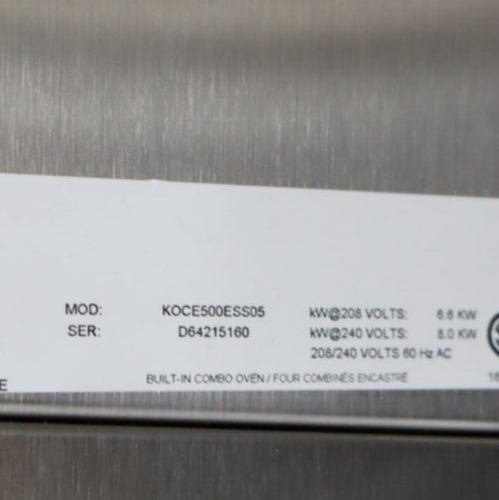 KitchenAid KOCE500ESS 30" Built-In Electric Convection Wall Oven w ...