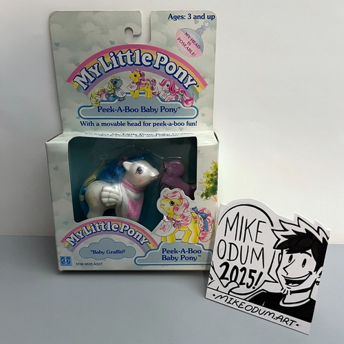 Vintage My Little Pony 1987 PEEK A BOO BABY GRAFFITI MIB! | eBay