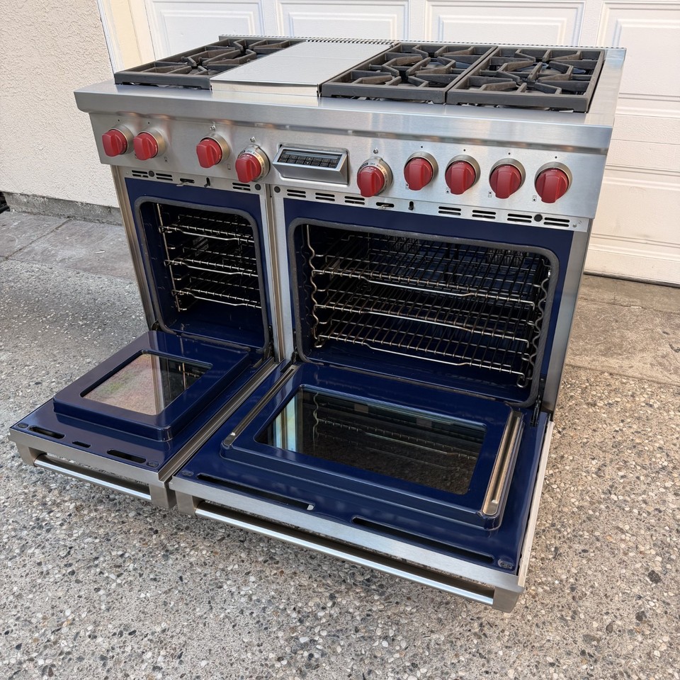 Wolf DF486G 48” Dual Fuel Range – Natural Gas – Professional Quality | eBay