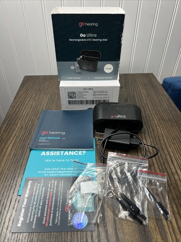 Go Ultra Rechargeable OTC Hearing Aids Tested Working Great! | eBay