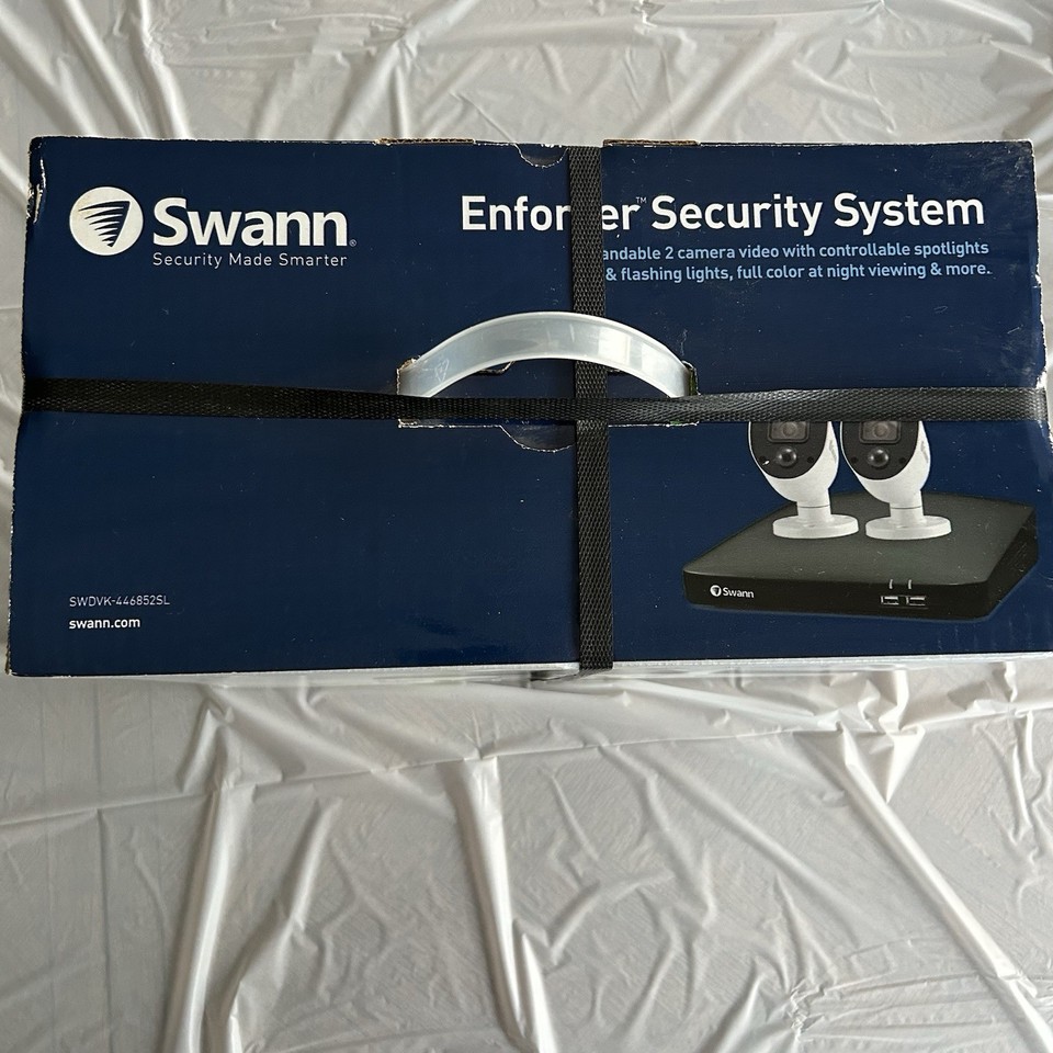 NEW Swann Enforcer 2 Camera Video Security System 4 Channel 1080p Full ...