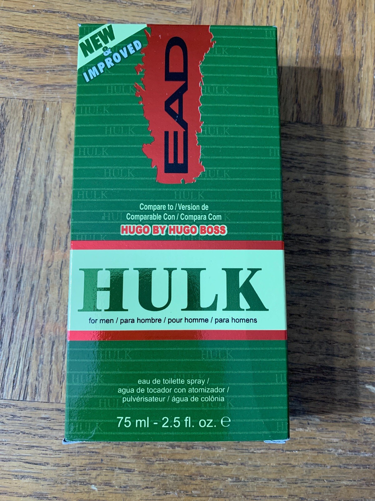 EAD Hulk Cologne Spray for Men 2.5 oz 75ml Eau De Toilette New-SHIP24HR ...