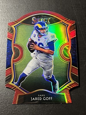 Jared Goff 2020 Select Concourse Level Red Die-Cut Prizm Card | eBay