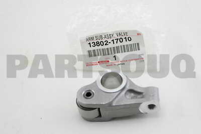 1380217010 Genuine Toyota ARM SUB-ASSY, VALVE ROCKER, NO.2 13802-17010 ...