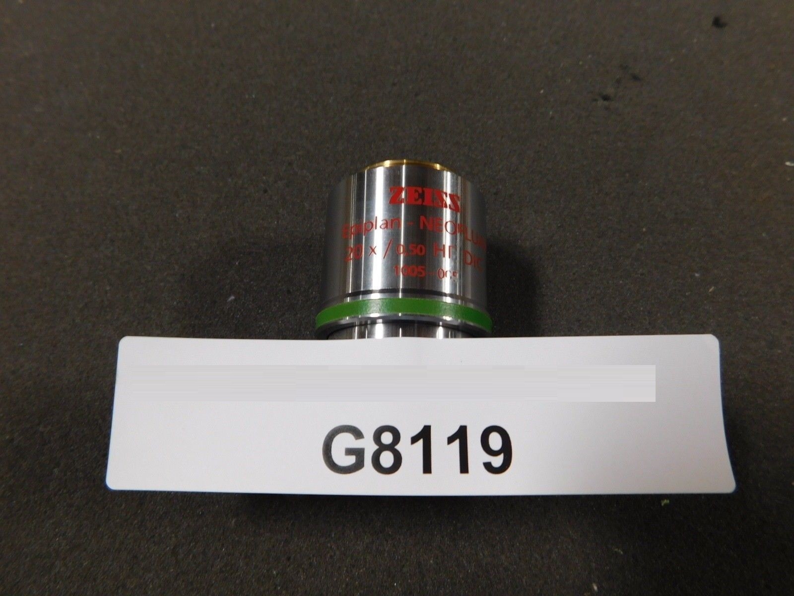 Carl Zeiss 1005-005 Epiplan-Neofluar Microscope Objective 20x/0.50 HD ...