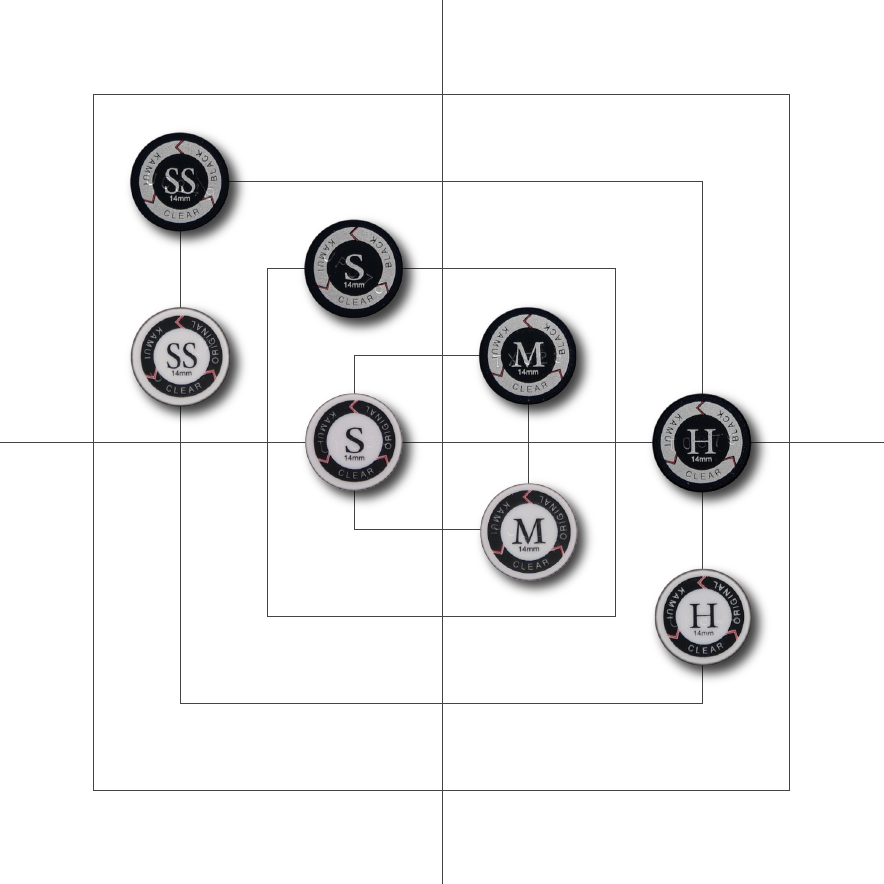 KAMUI BLACK MEDIUM CLEAR POOL CUE TIPS M HARDNESS BRAND NEW FREE ...