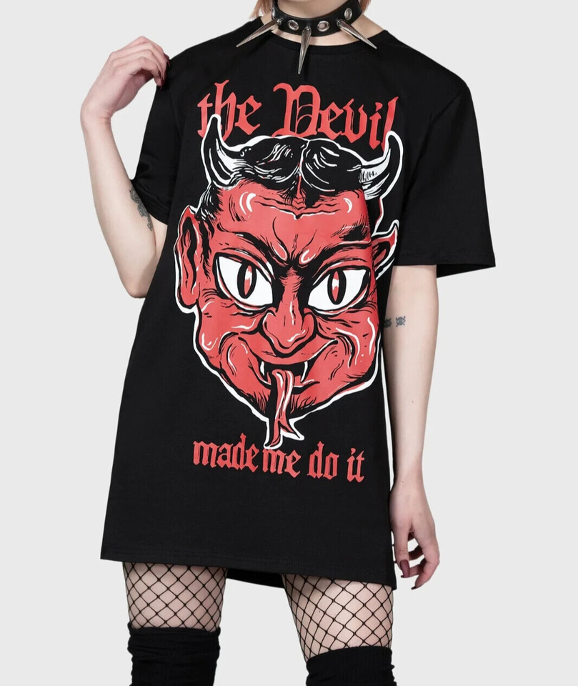 KILLSTAR Teufel Nacht T-Shirt Gothic Grunge Alternative Punk Unisex ...