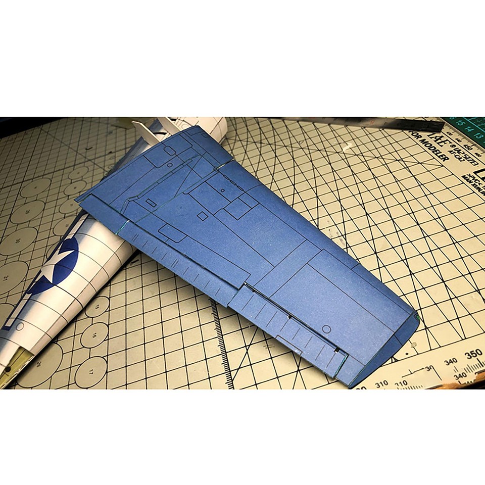 Beautiful 1:32 Grumman F6F-3 Hellcat Fighter Paper Model Military Craft ...