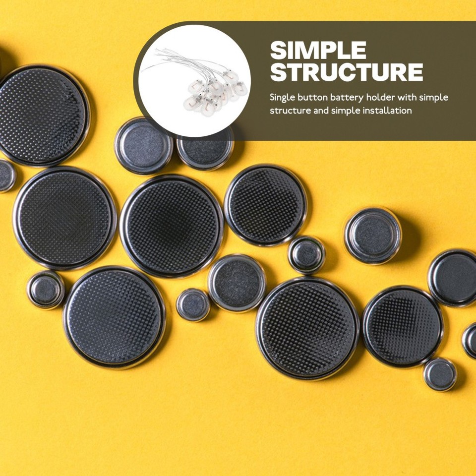 12pcs Coin Battery Case Coin Battery Box Button Battery Seat Multi-use ...