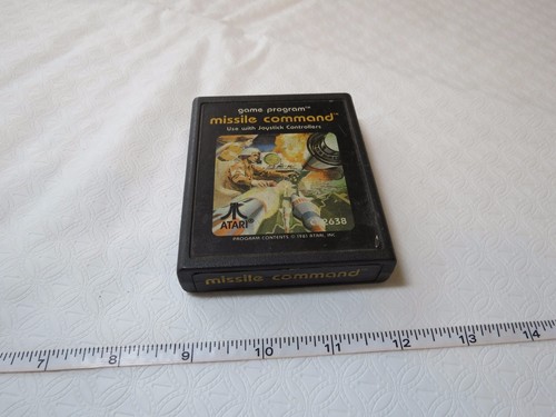 Game Program Missile Command CX-2638 1981 Atari vintage RARE video cartridge | eBay
