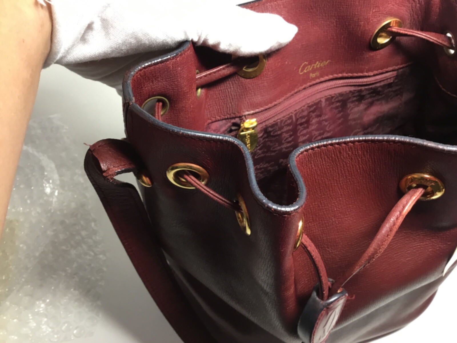Authentic Cartier Bucket Sling Bag - Gem