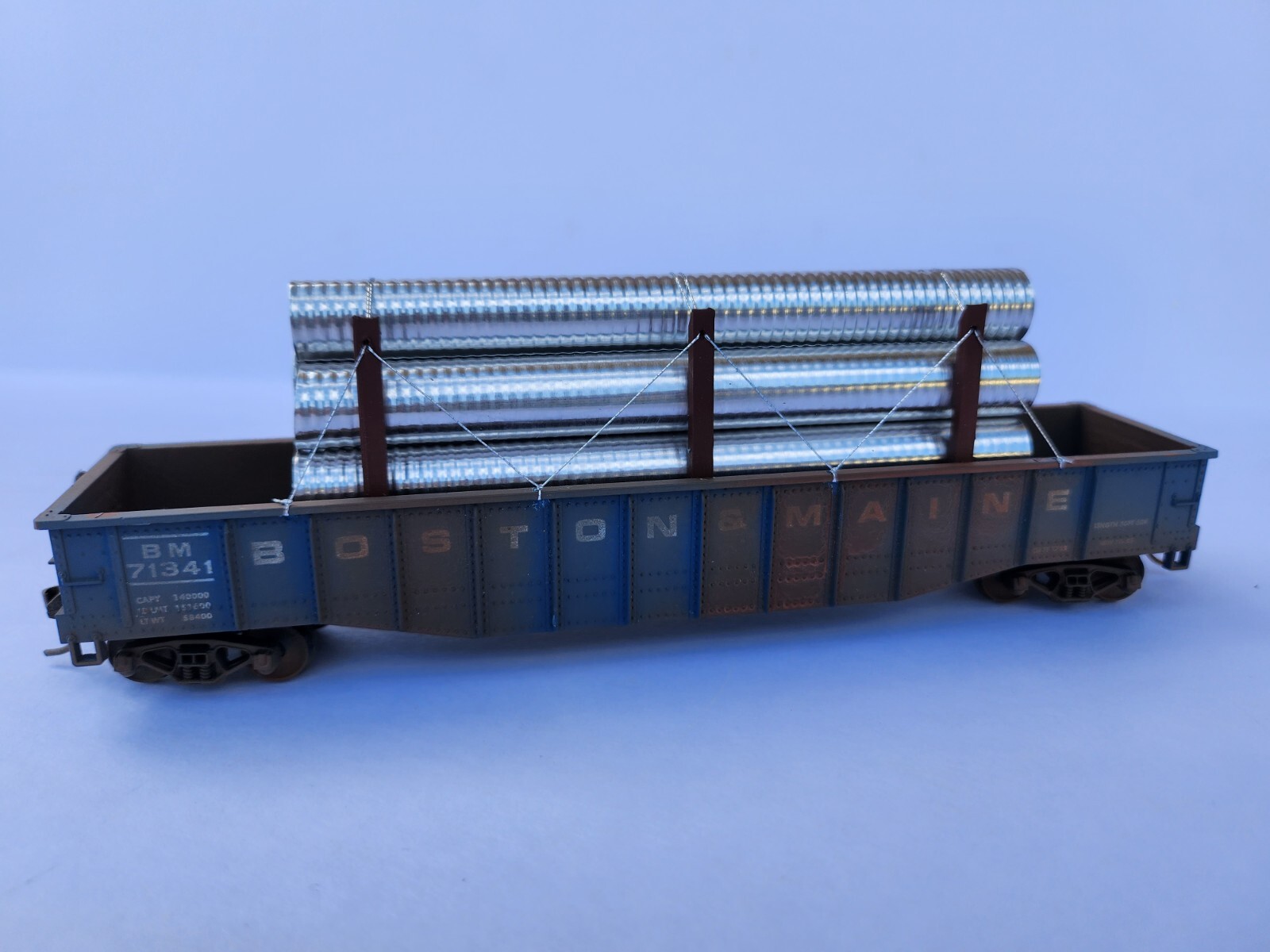 HO Scale Model Railroads & Trains - Culvert Pipe Load- Gondola | eBay