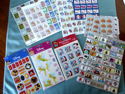 VINTAGE DISNEY STICKERS (TINKERBELL, MICKEY & GOOFY) -EASTER SEAL 94-02 ...