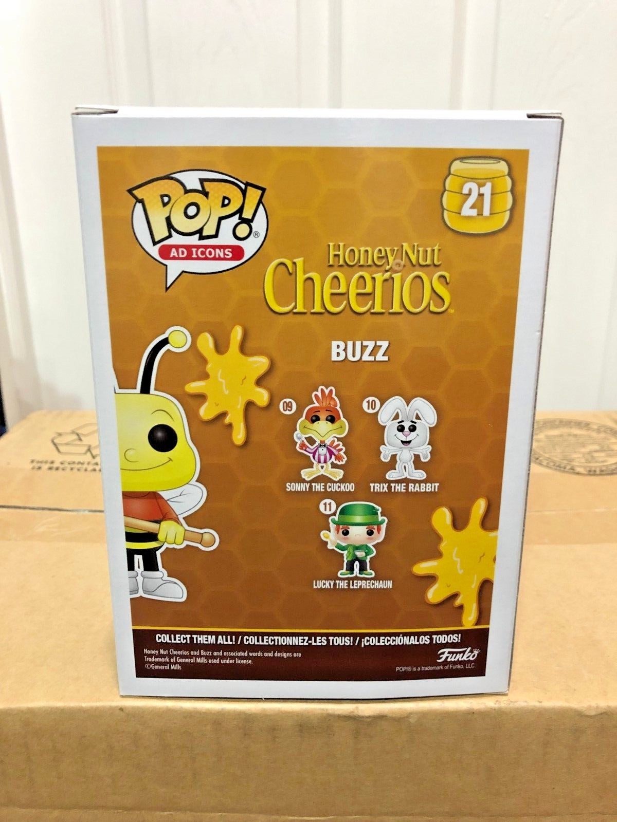 FUNKO POP! AD ICONS BUZZ BEE #21 HONEY NUT CHEERIOS FUNKO SHOP ...