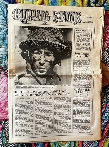 ROLLING STONE-ISSUE #1: (1986 Reprint) LENNON, GRATEFUL DEAD, HENDRIX ...