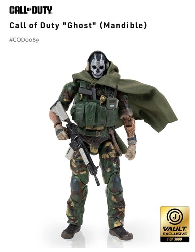 Call of Duty Modern Warfare 2 Ghost Mandible Figure Jazwares Vault 1/ ...