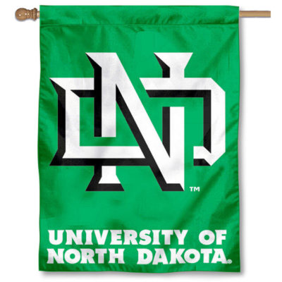 North Dakota Fighting Souix UND University College House Flag | eBay