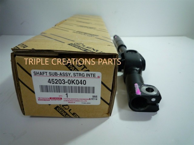 45203-0k040 Genuine Toyota Steering Intermediate Shaft Sub-assy No.2 ...