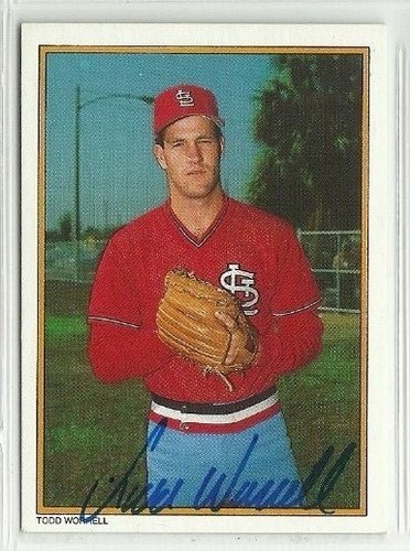 Todd Worrell 1987 Topps Glossy All Star autographed auto signed card ...