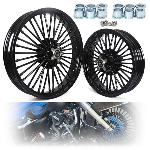 21x3.5 16x3.5 Fat Spoke Wheels Rims For Harley Softail Heritage Deuce ...