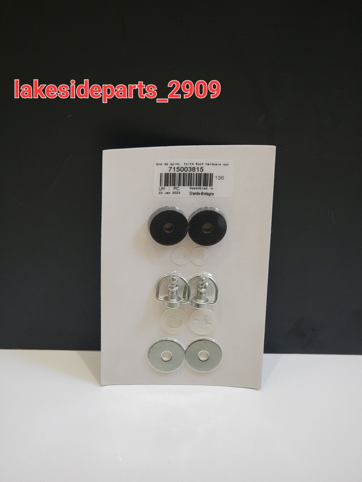 OEM CAN-AM MAVERICK X3 900 TURBO ROOF 2PC QUICK FASTENER DZUS HARDWARE ...