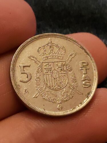 SPAIN 5 PTAS 1984 five pesetas PTAS Espana free UK post Kayihan coins ...