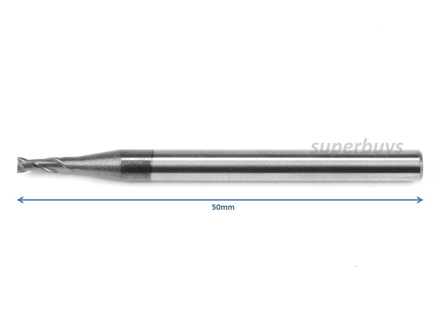 2 Flutes 2mm Tungsten Steel CNC Lathe Router Bit High Speed Cutting ...
