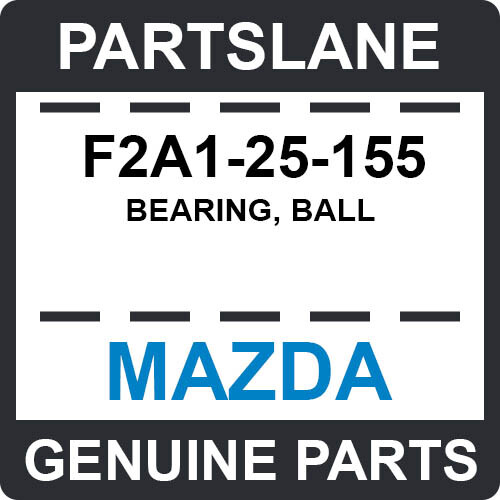 F2A125155 Bearingb Mazda Genuine OEM Part for sale online | eBay