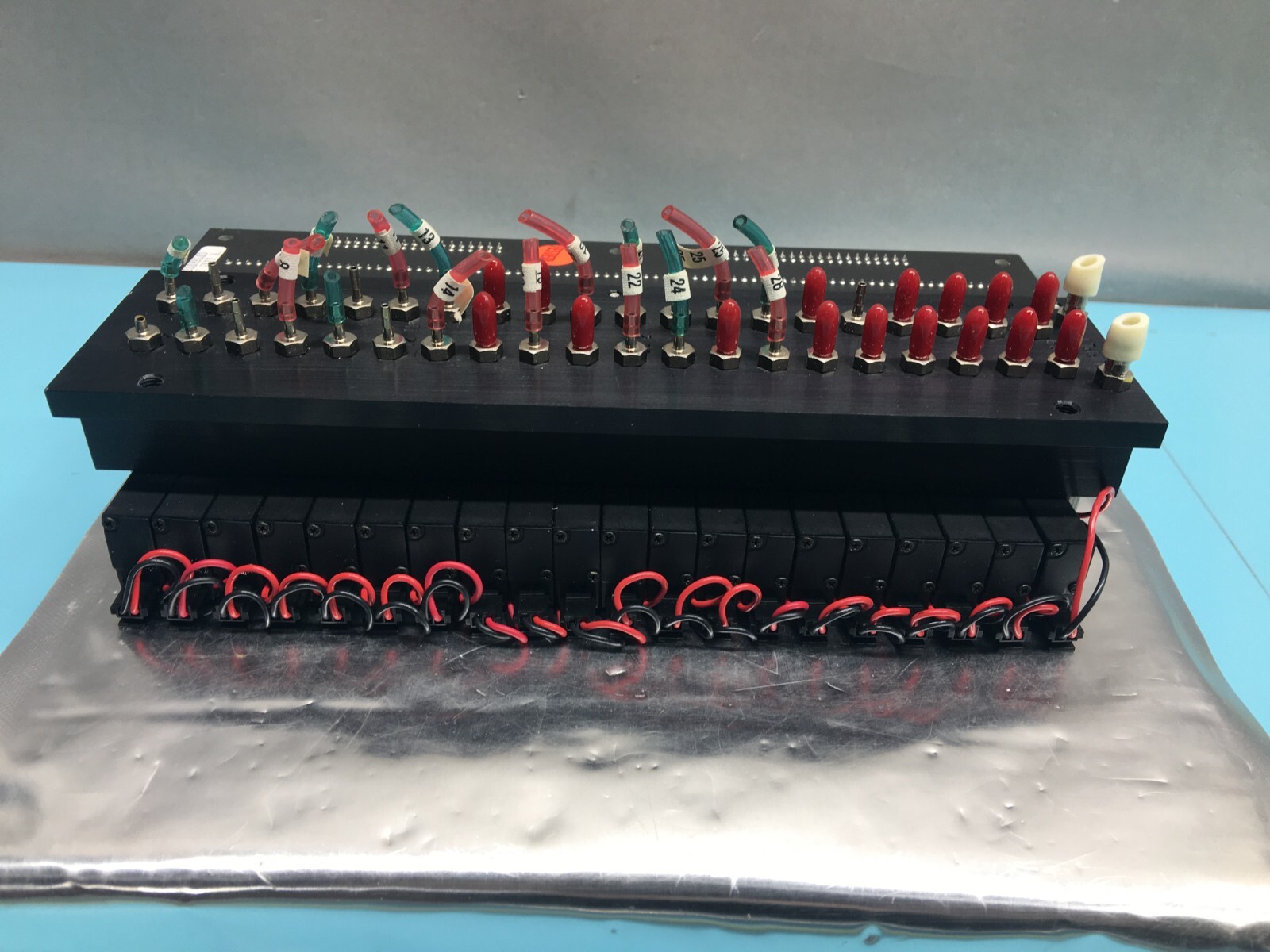 AMAT 4060-01088, 40 CHAMBER GAS PANEL PNEUMATIC MANIFOLD, BES-4705-PCB ...