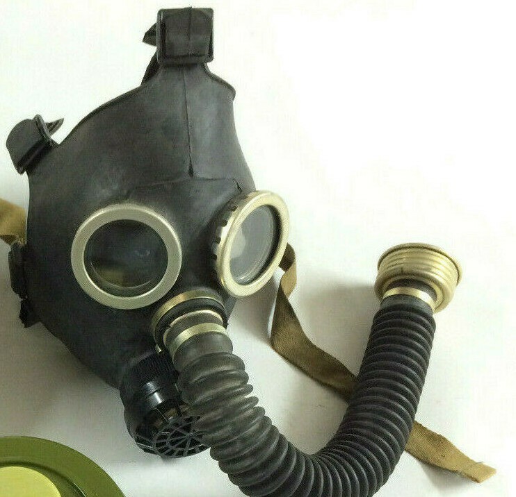 Small gas mask with hose gas mask PDF kids children small gasmask hose ...