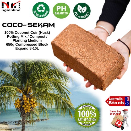 COCONUT COIR COCO PEAT HUSK FIBER COMPOST SOIL HYDROPHONICS SUBSTRATE ...