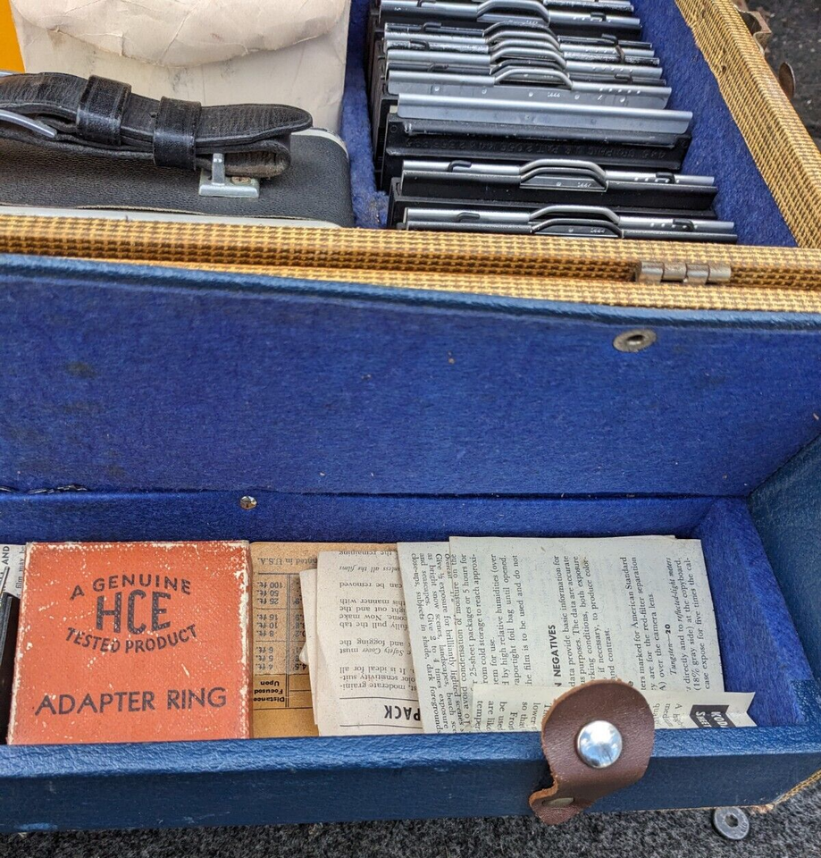 Graflex 4x5 Super Speed Graphic Camera Kit with Flash Backs Case | eBay