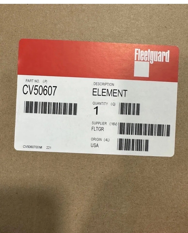 CV50607 CV50633 CV50634. ORIGINAL FLEETGUARD OEM CRANKCASE FILTER ...