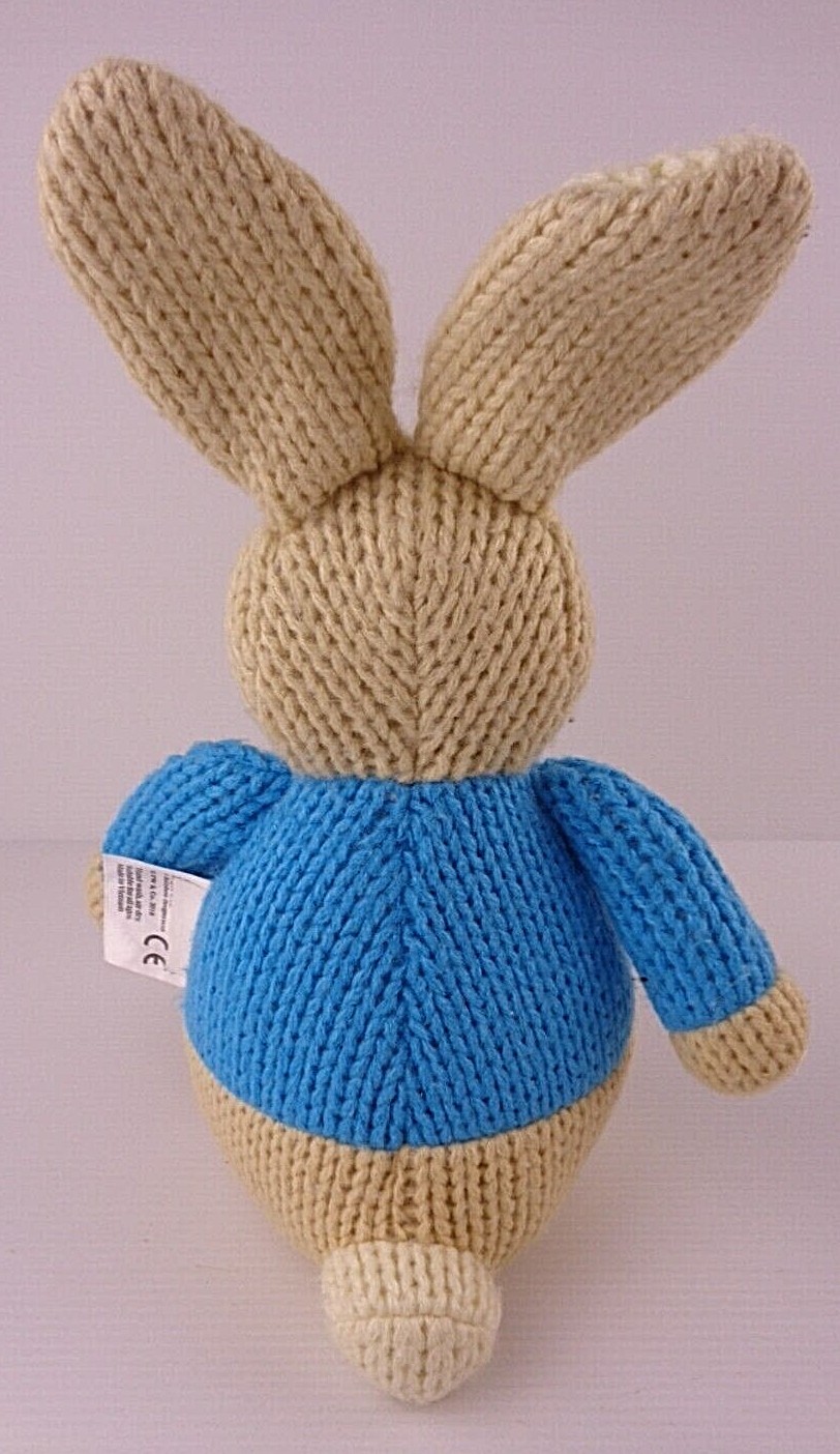 Beatrix Potter Knitted Peter Rabbit & Flopsy & Flopsy Plush Rattle Sold ...