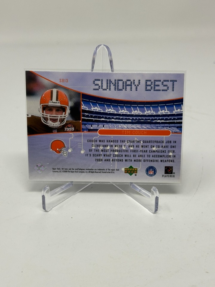 2000 UD ionix Football Tim Couch Sunday Best Card #SB13 | eBay
