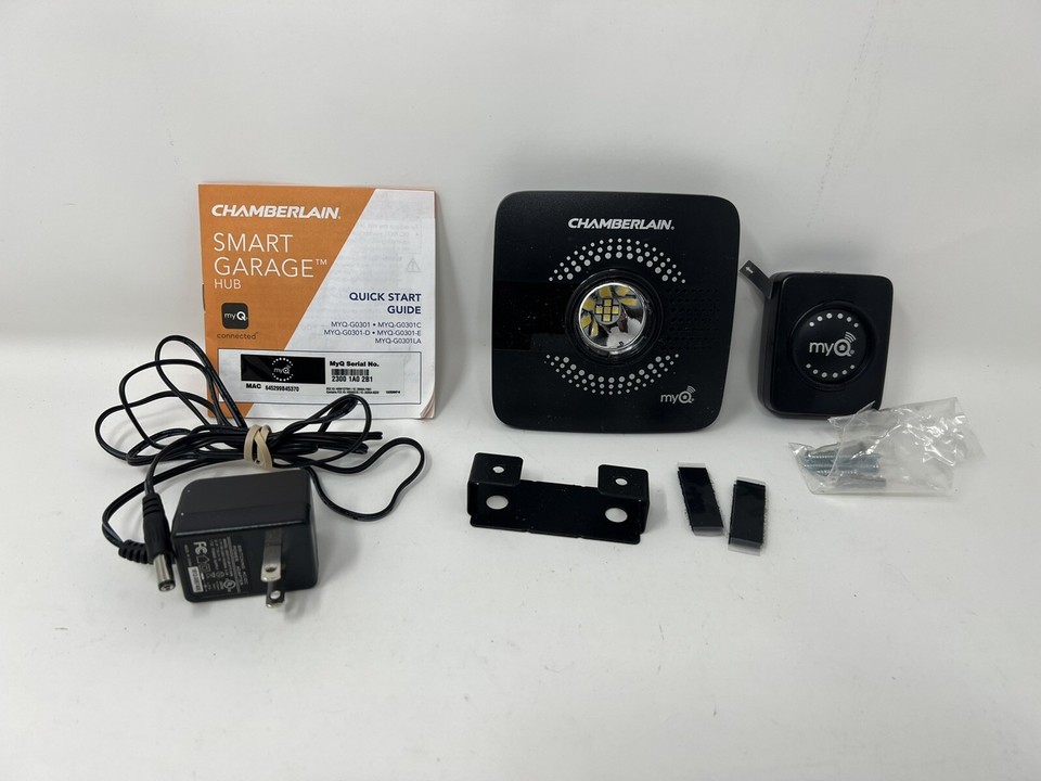 Chamberlain MyQ Smart Garage Hub Black Remote 689828665792| eBay
