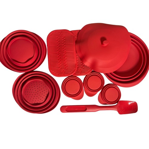 New Prepology 10-pc. Silicone Bowl, Colander and Kitchen Accessory Set ...