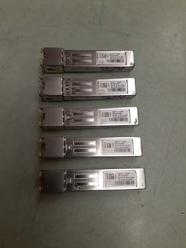 (5) Cisco GLC-T 30-1410-03 1000BASE-T SFP Ethernet Transceiver Module ...